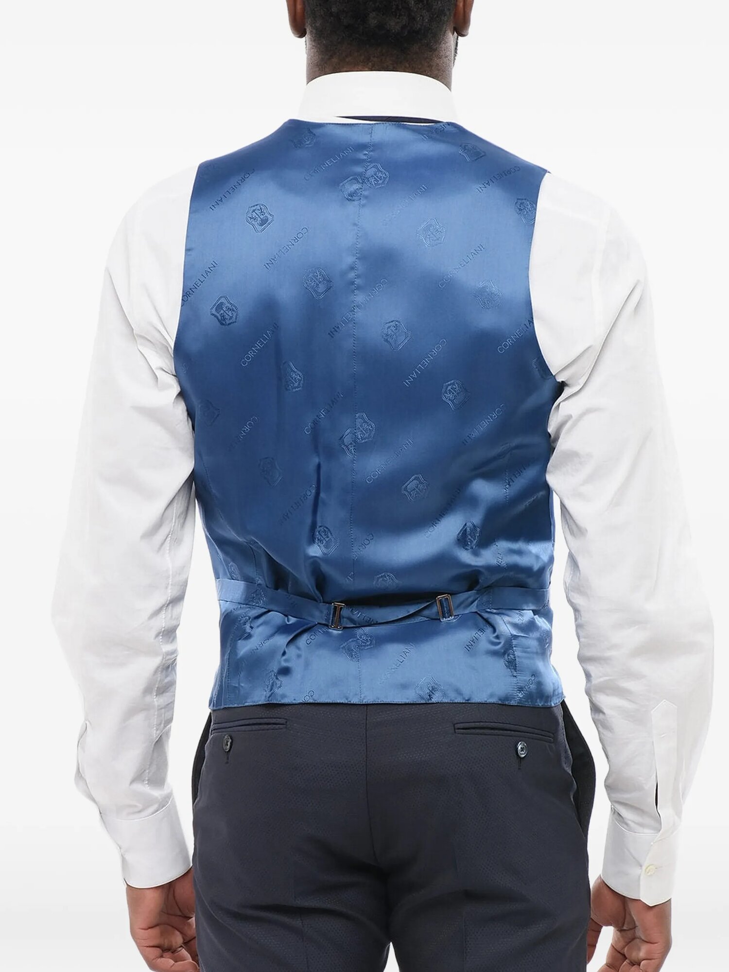 Жилет Corneliani Sleeveless waistcoat, размер 48, синий — фото 1