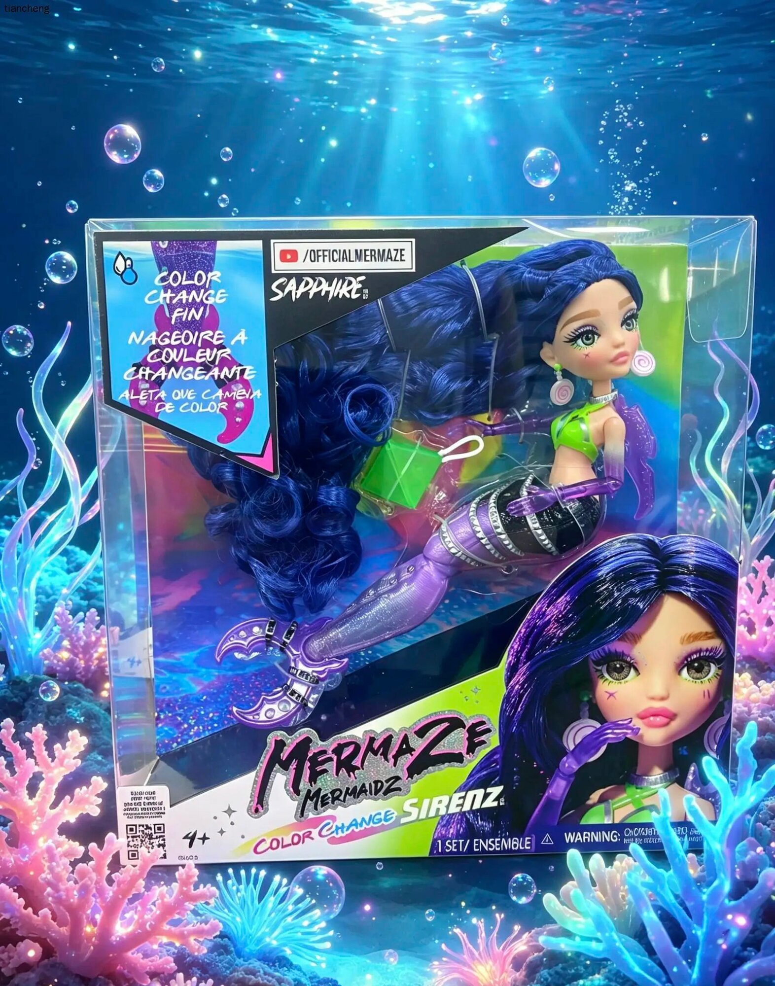 Серия стильных морских рыбок Mermaze Mermaidz, модные куклы-русалки