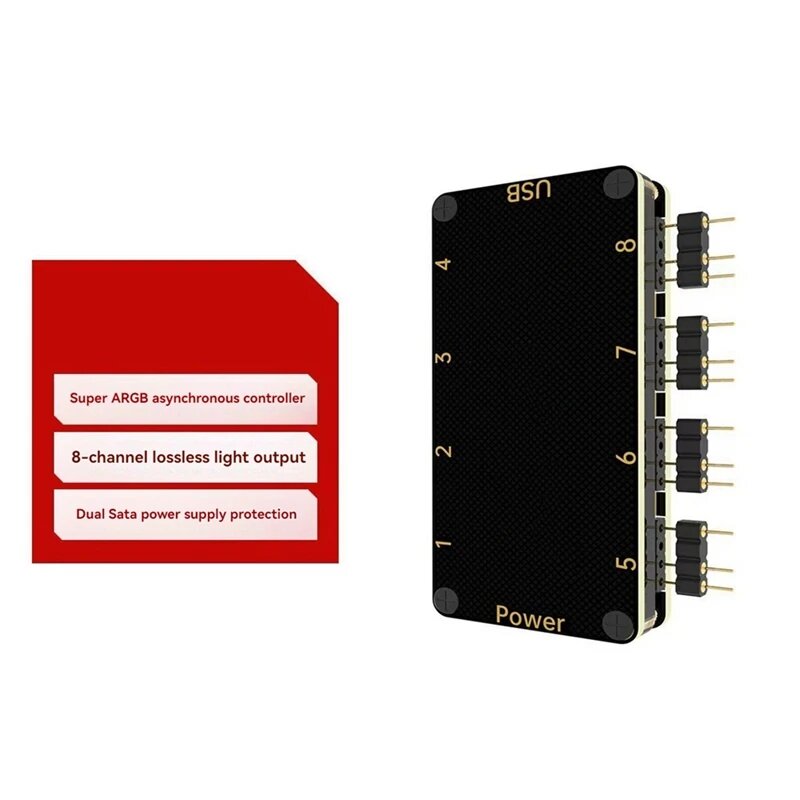 SignalRGB OpenRGB Универсальный 8-портовый ARGB контроллер