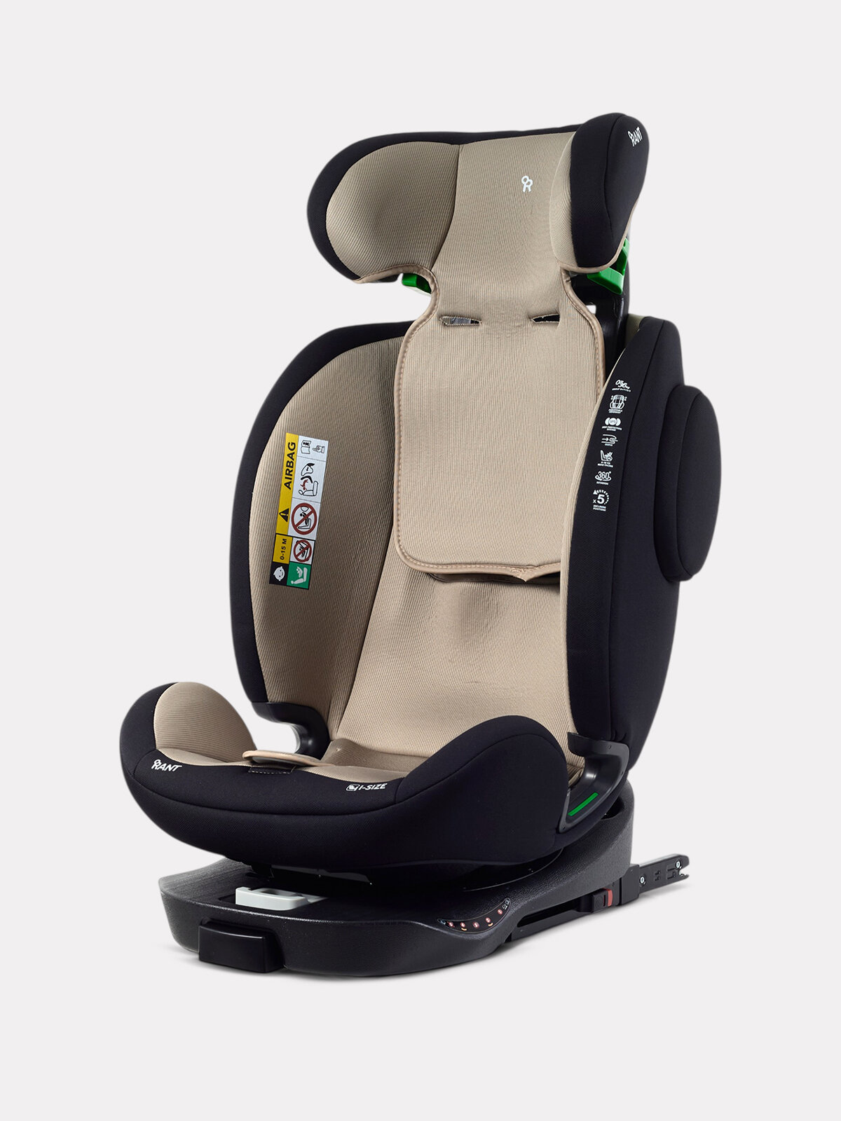 Автокресло детское Rant basic Dynamic HD18S Mocca (40-150 см) — фото 1