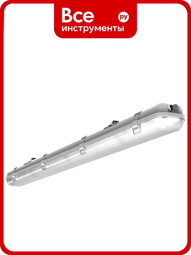 Светодиодный светильник VARTON вартон basic стронг промышленный класс защиты ip65 1242x90x68 мм 30 вт 4000к с матовым рассеивателем B1-I2-70210-03G02-6503540