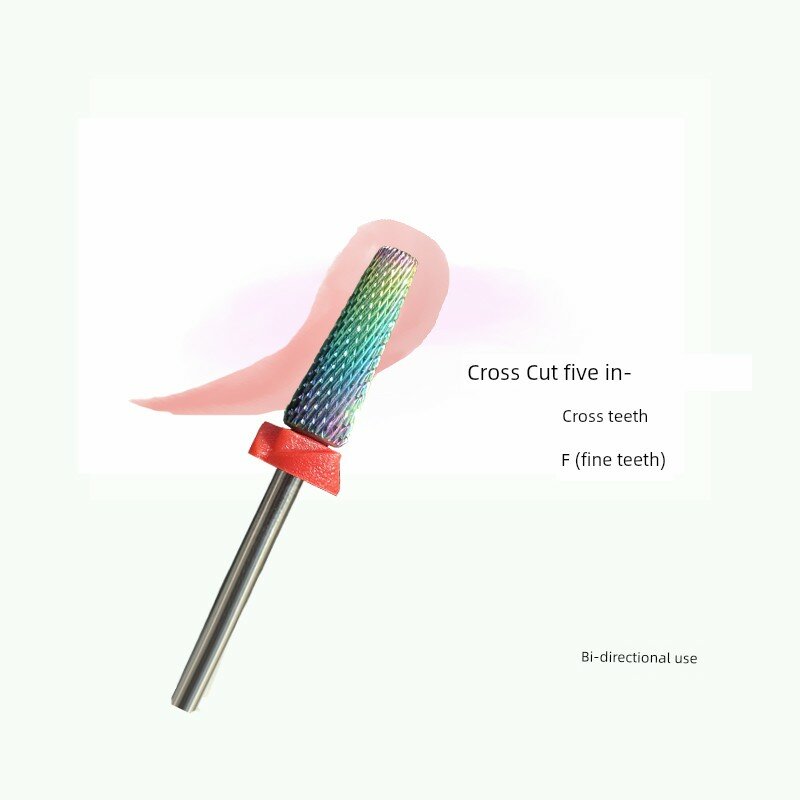 5-in-1 Cross Cut F Насадка для пилки для удаления цветного геля - профессиональный инструмент для маникюра