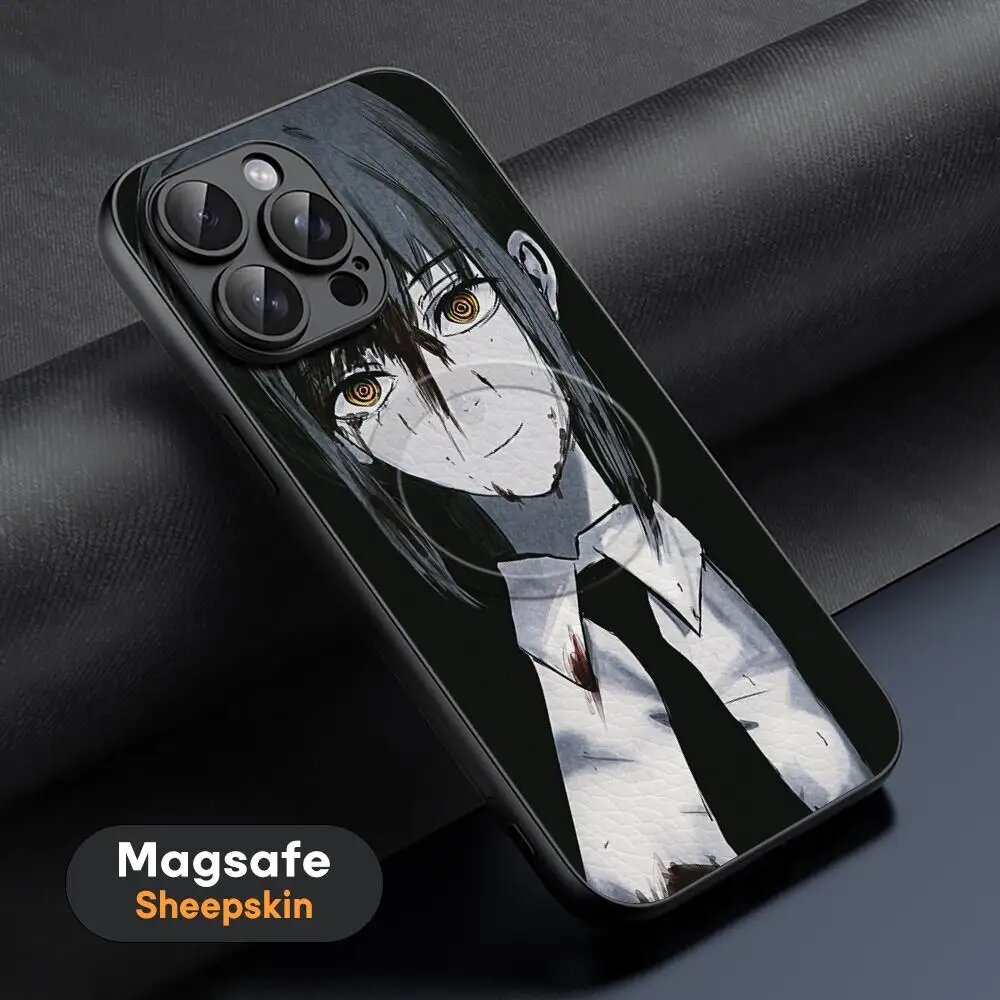 Makima X mitaka asa Чехол для телефона с бензопилой для iPhone 16, 15, 14, 13, 12, 11 z5, iPhone 15