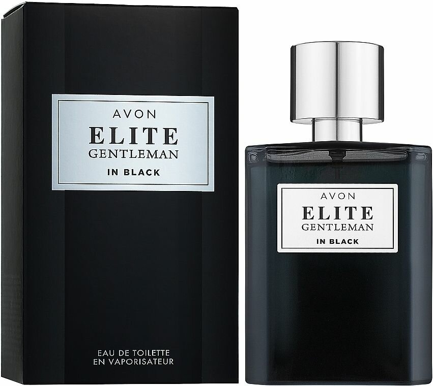 Мужская туалетная вода Avon Elite Gentleman in Black (Эйвон элит джентельмен ин блэк) туалетная вода 75 мл
