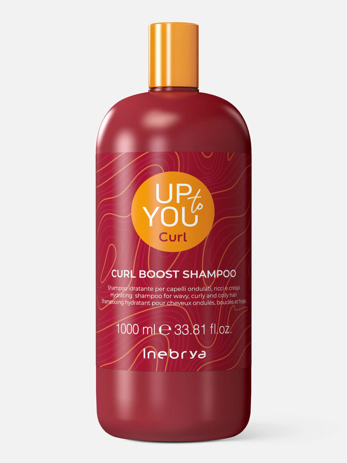 Увлажняющий шампунь для кудрявых волос Inebrya Up To You Curl Boost Shampoo, 1000 мл