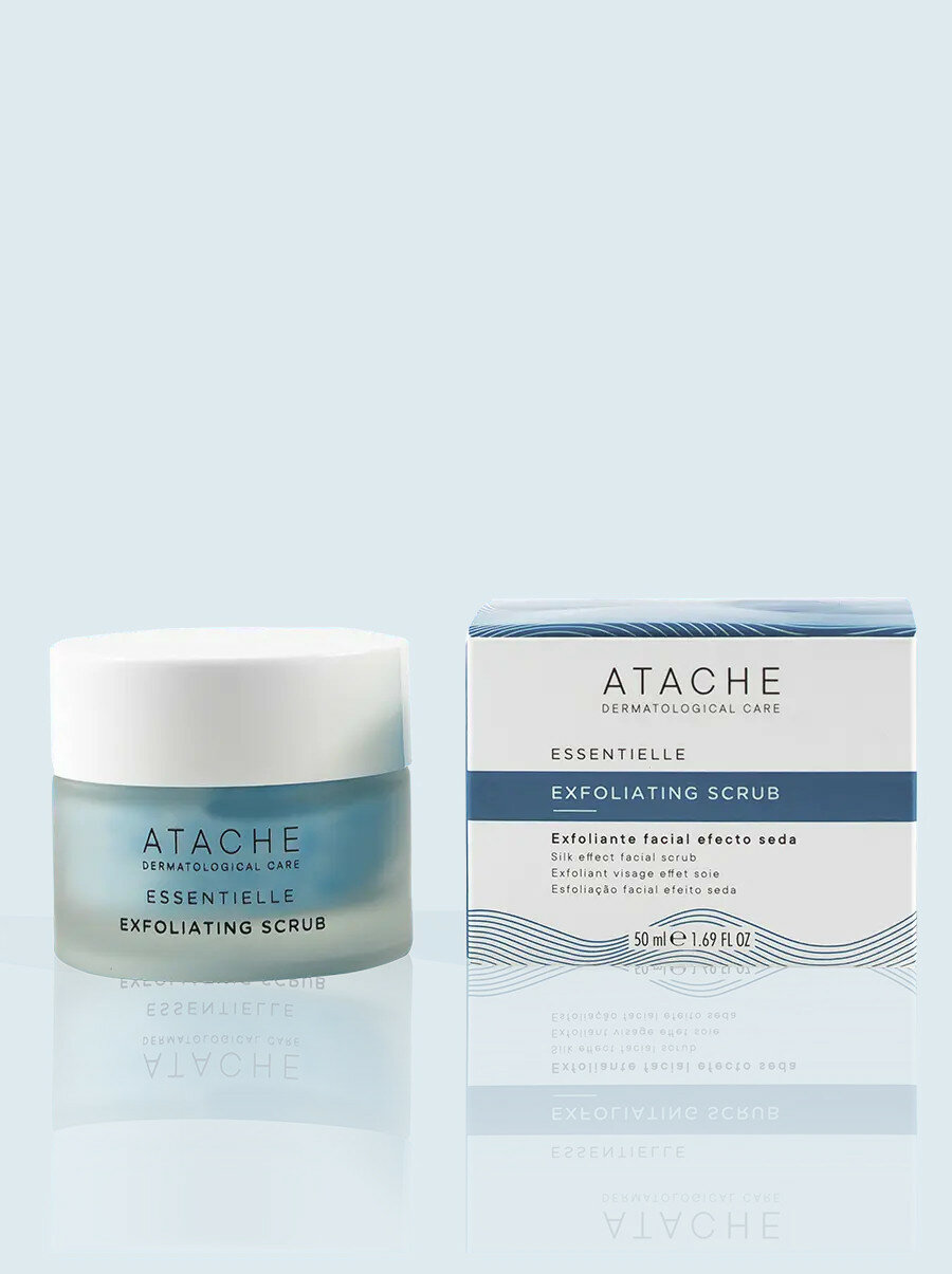 Atache Скраб для лица ESSENTIELLE Exfoliating Scrub делает кожу более гладкой и чистой, 50 мл