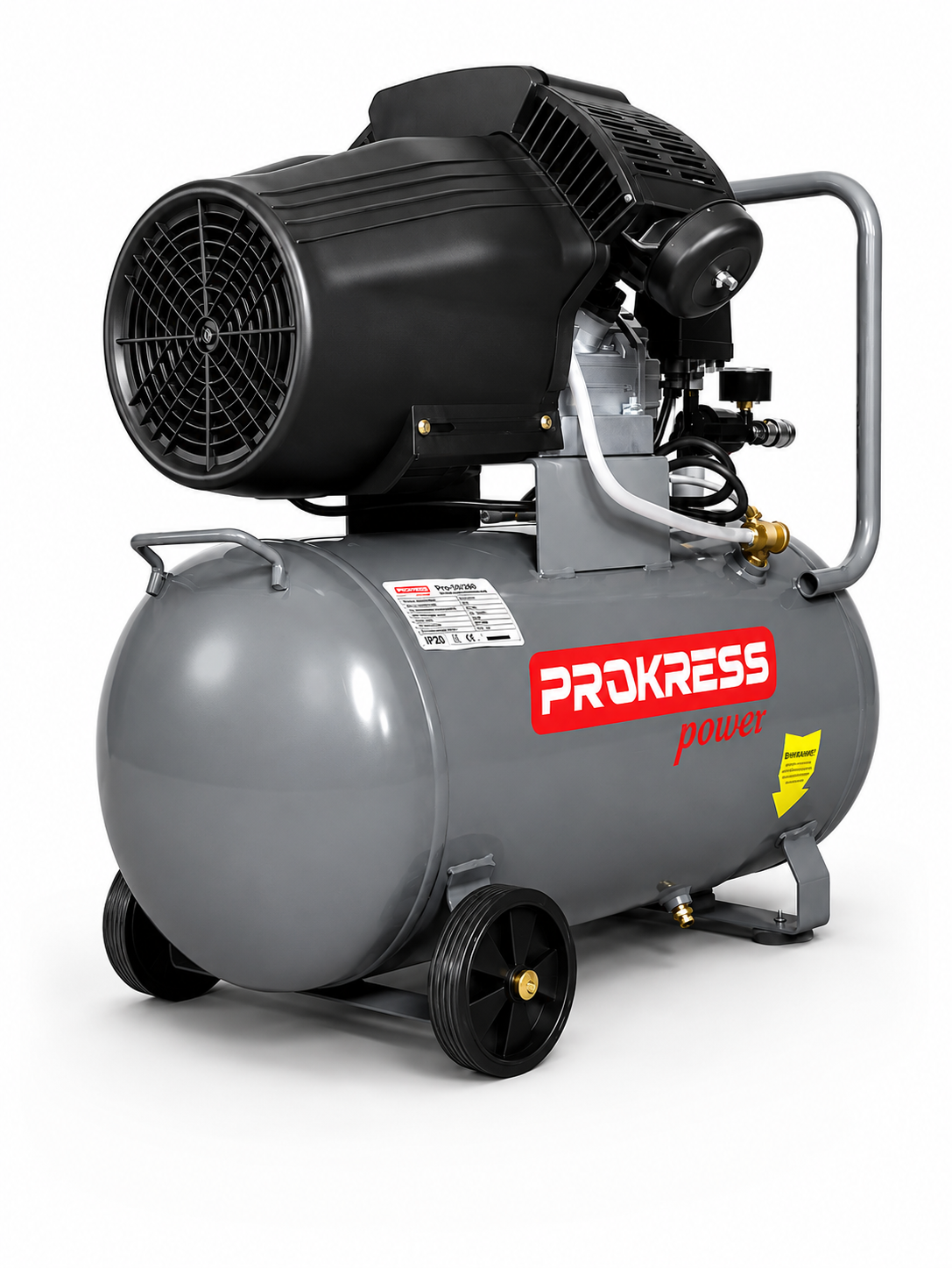 Компрессор воздушный масляный 50 л, 500 л/мин, PROKRESS POWER Taiga 50/500, 2,2 кВт, 8 бар