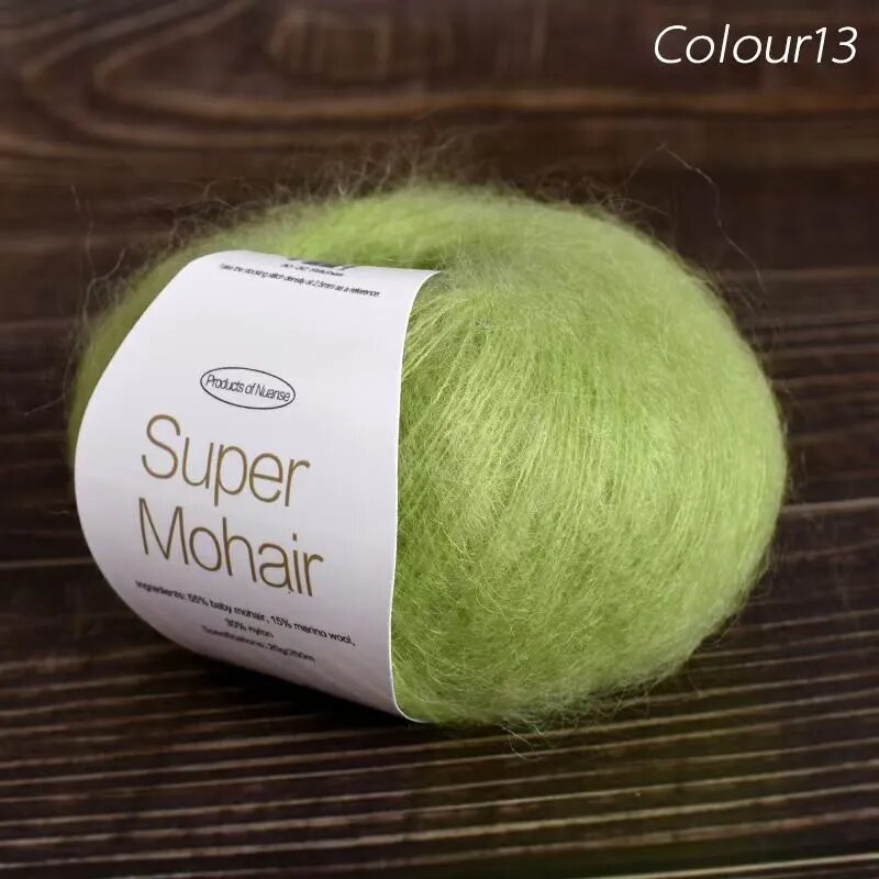 Пряжа Super Mohair (детский мохер 55%)