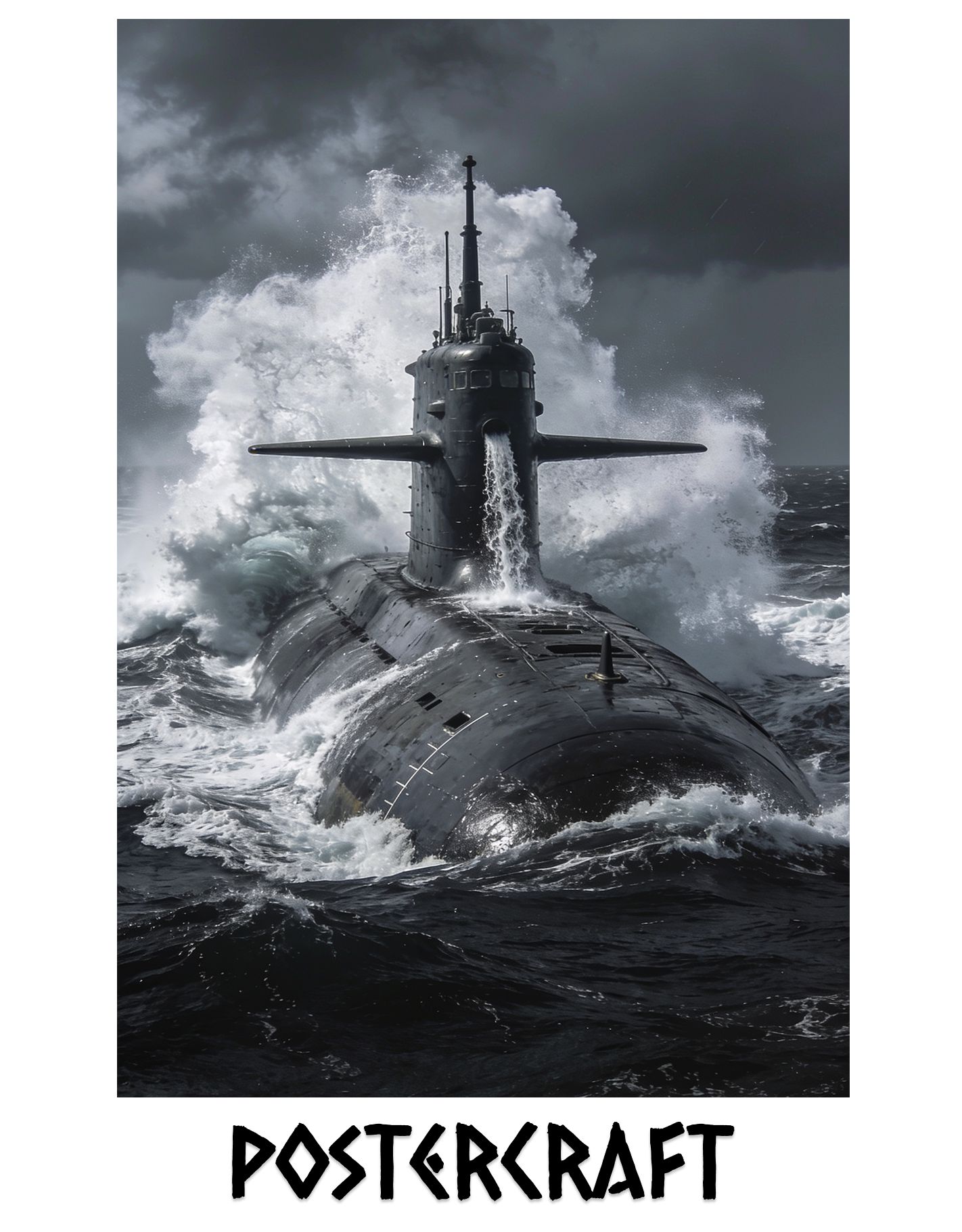 Постер "Подводная Лодка" (Субмарина), А3, глянц 42х29.7см