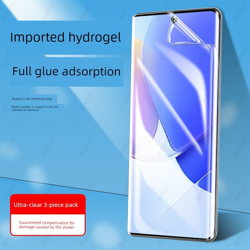 Ультра-прозрачная водная пленка для Huawei nova 8 Pro, 3 шт, сенсорный ввод и естественный вид