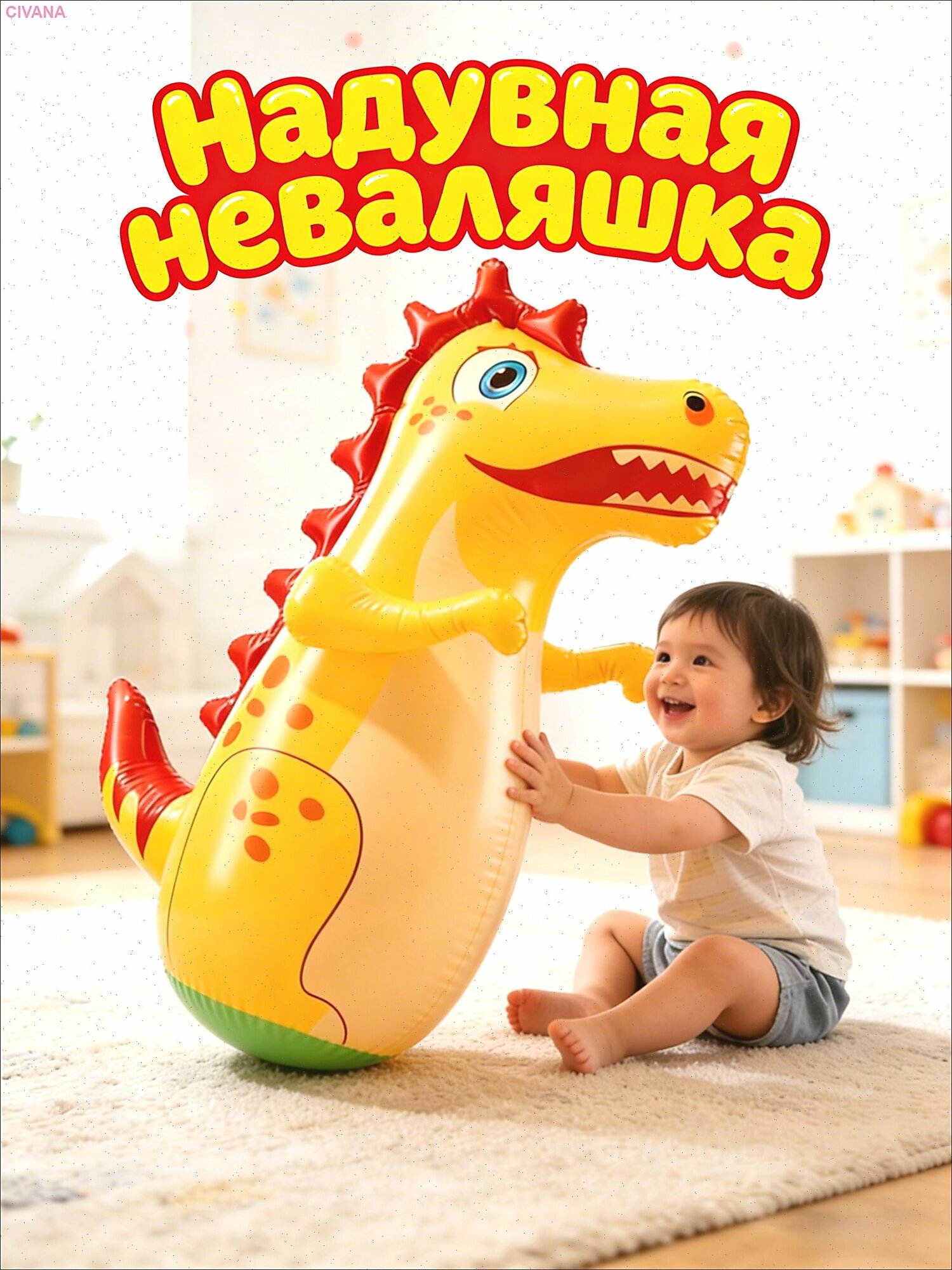 Фигура для битья, 91х72см, для детей 3