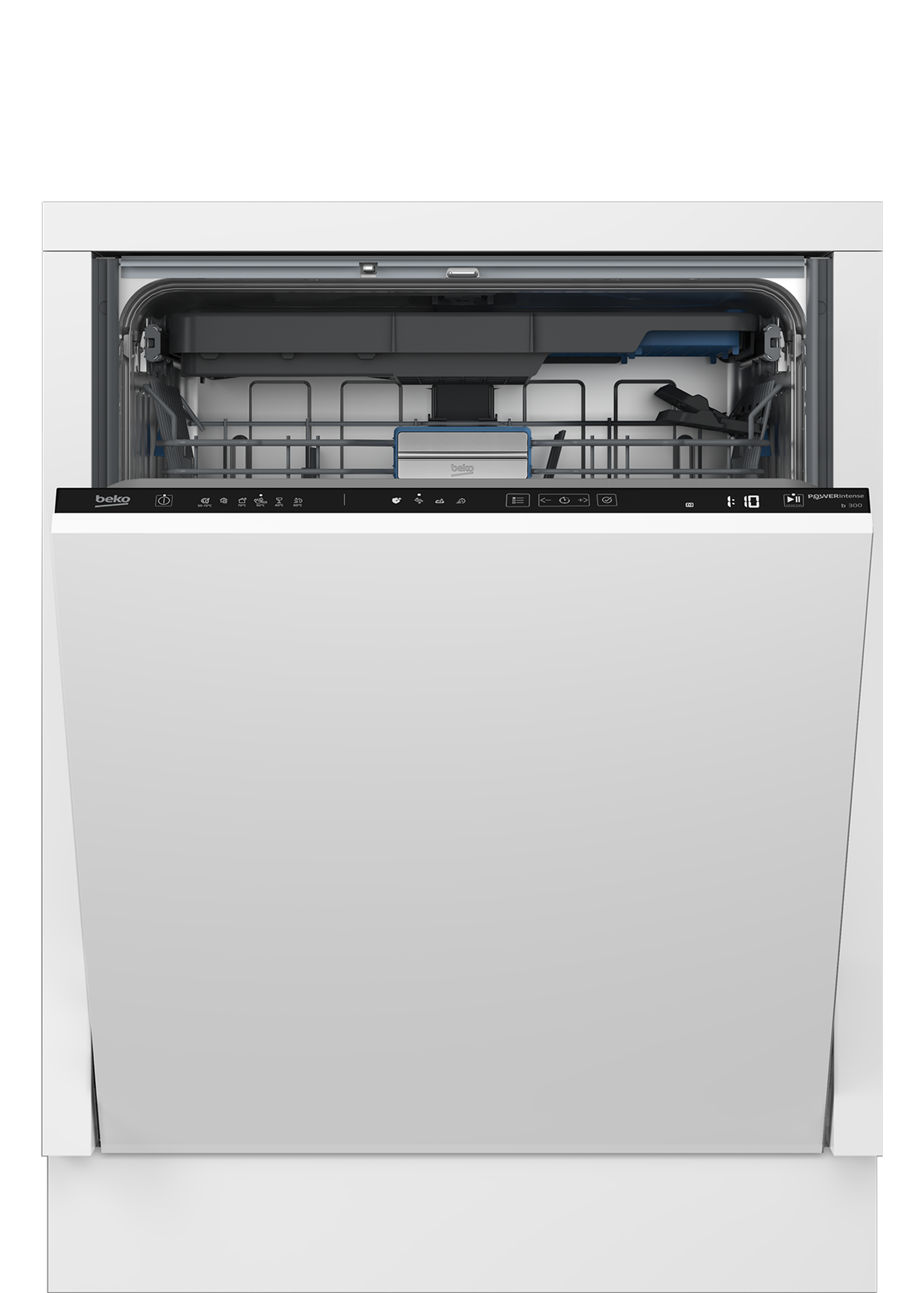 Встраиваемая посудомоечная машина Beko BDIN38531AF, 15 комплектов посуды, 6 программ, дисплей