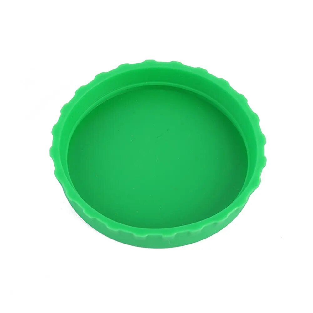 Силиконовые крышки для банок 6 цветов Зеленый, Style-1 Green