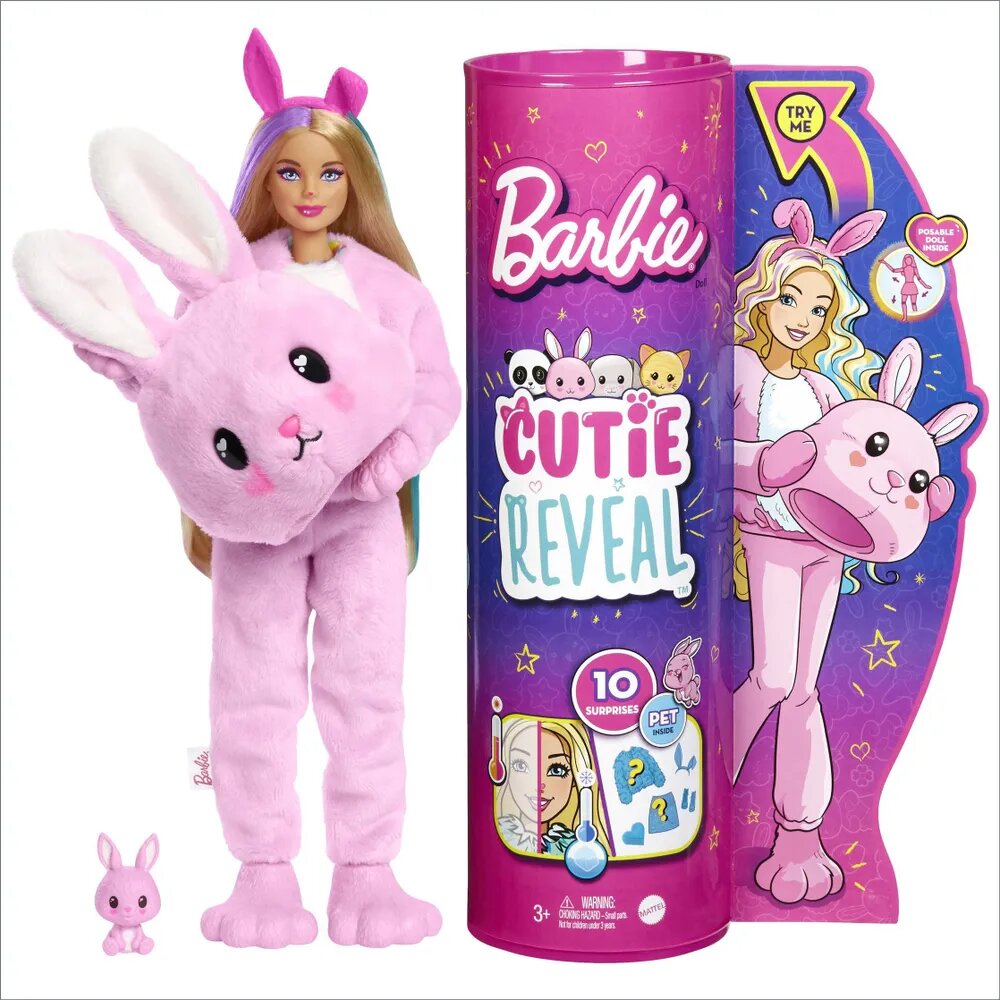 Кукла Barbie Cutie Reveal Милашка-проявляшка Зайчик
