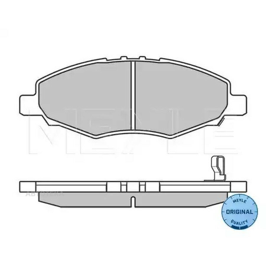 Колодки тормозные TOYOTA HILUX 82- MEYLE 0252452316W
