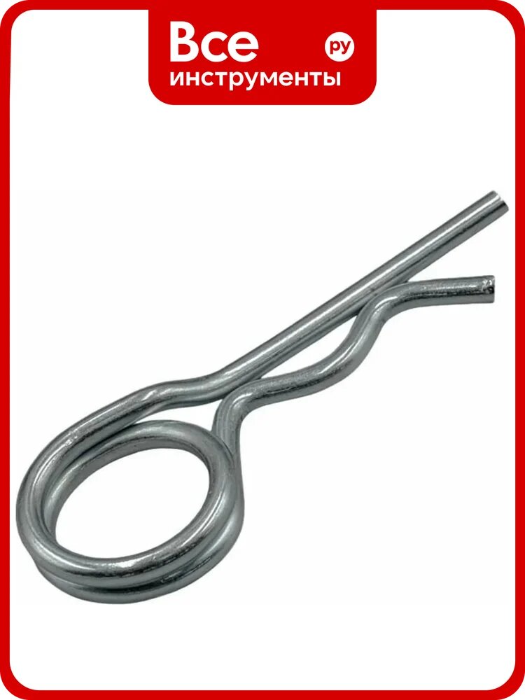 Шплинт ОПМ DIN 11024 d2,25 (для отв. d2,5) zn ~ Form d(d4=10 мм) 200 шт УТ000139014