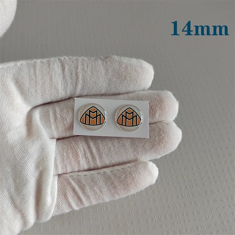 Брелок Maybach 14mm Белый, 2шт