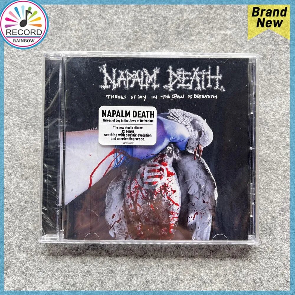 CD Napalm Death Throes Of Joy In The Jaws Of Defeatism CD IP0348 запечатанный совершенно новый альбом