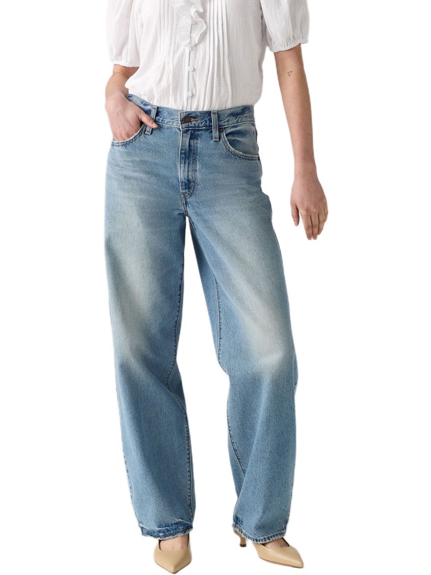 Джинсы широкие Women Baggy Dad Jeans 