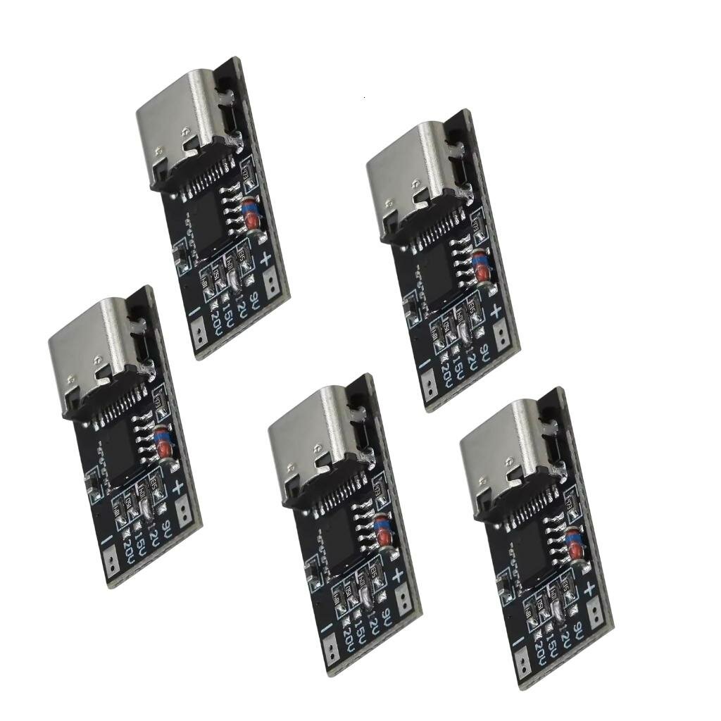 Плата USB повышающего модуля Type C на 9V/12V/15V/20V, 12V