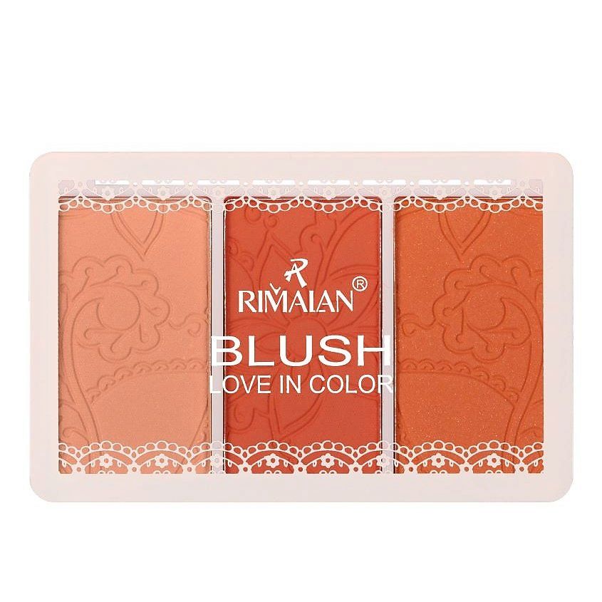 RIMALAN палетка румян love in color тон 2