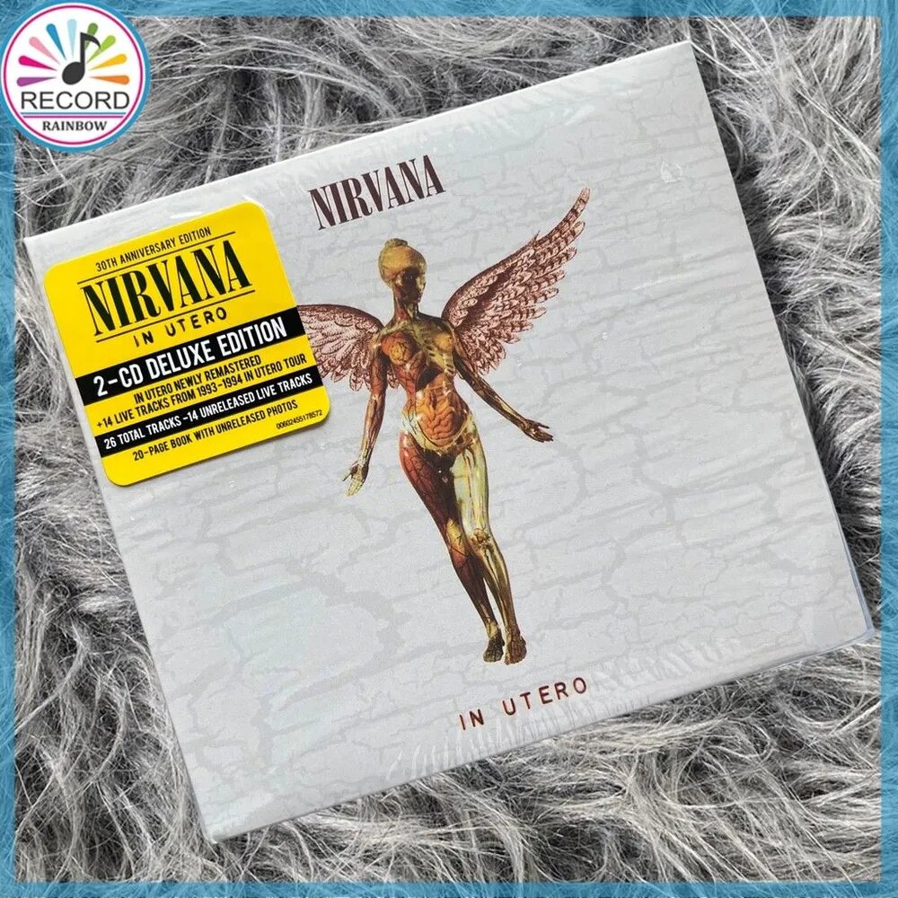 CD Nirvana In Utero Deluxe Edition 2CD 2023 запечатанный совершенно новый альбом