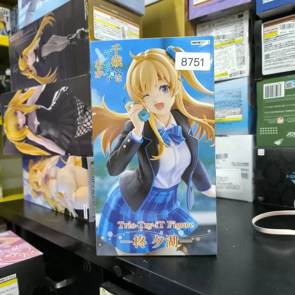Фигурка Юко Хиираги из аниме Chitose Is in the Ramune Bottle FuRyu Trio-Try-iT, 18 см, коллекционная фигурка, подарок для фанатов аниме