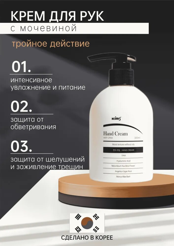 Увлажняющий крем для рук с мочевиной 10%