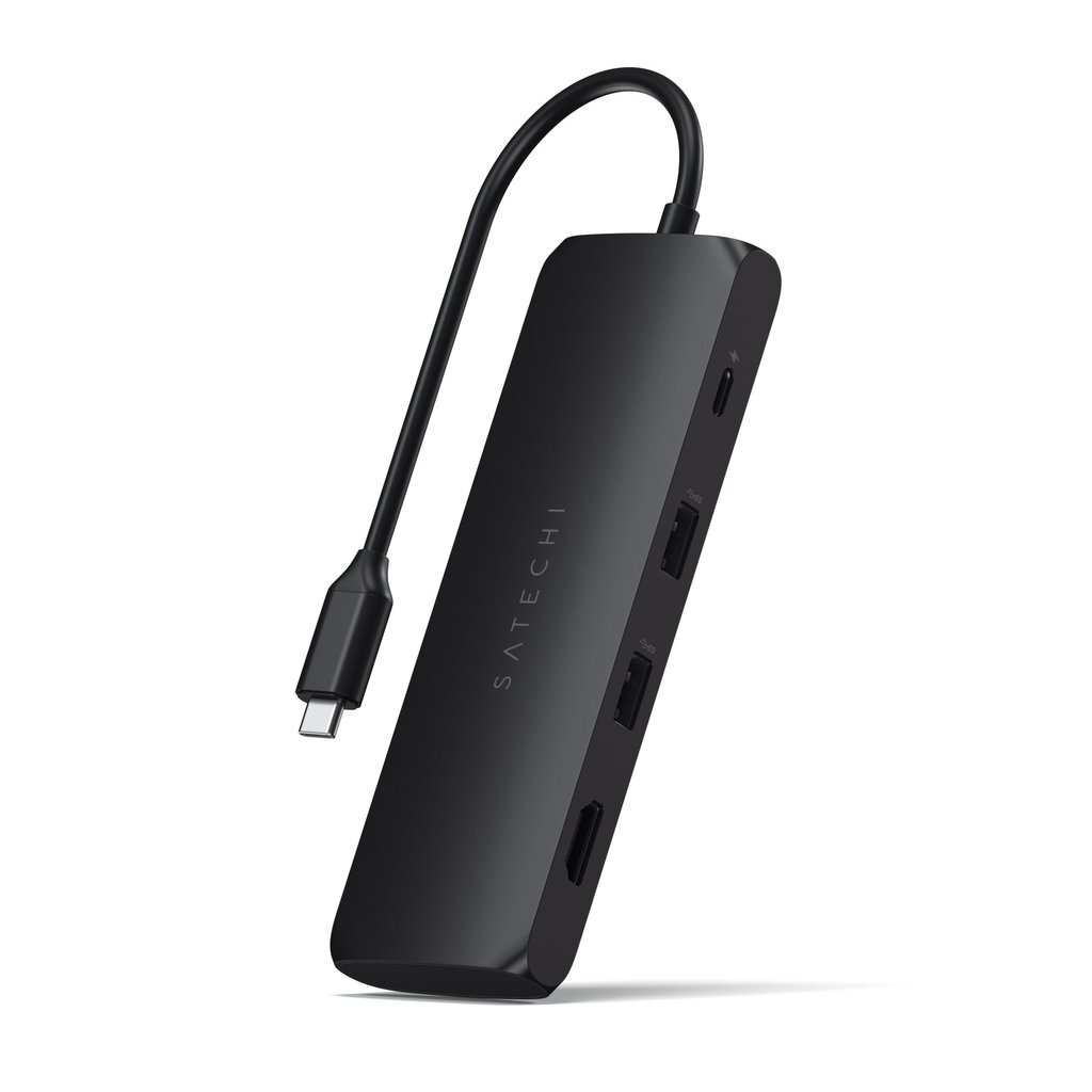 Адаптер Satechi USB-C Hybrid Multiport Adapter (with SSD Enclosure). Цвет: Черный