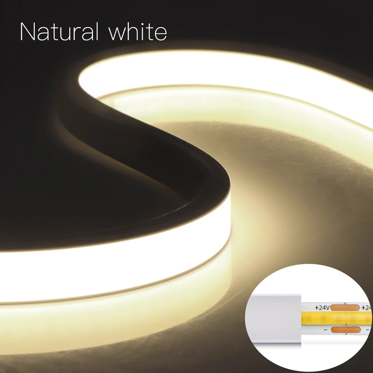 USB COB светодиодная лента для подсветки, теплый белый/белый, 1 м/2 м/3 м/4 м/5 м