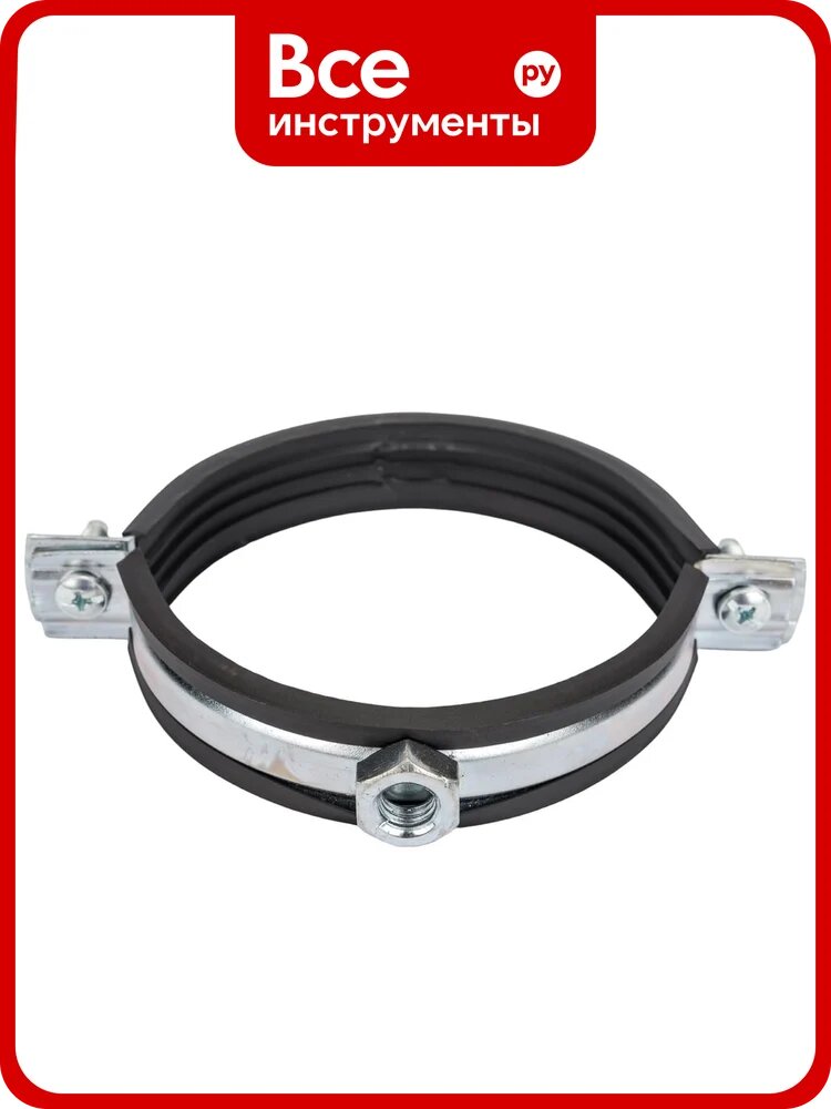Cантехнический хомут с гайкой для труб СВК 3 1/2' М10, 98-104 SVK-Fe098М10p Н0000025917