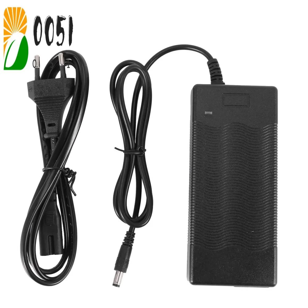 (Q I Z F) Зарядное устройство совместим с электрического самоката S1 42V 1.5Ah Battery Charger (EU Plug)