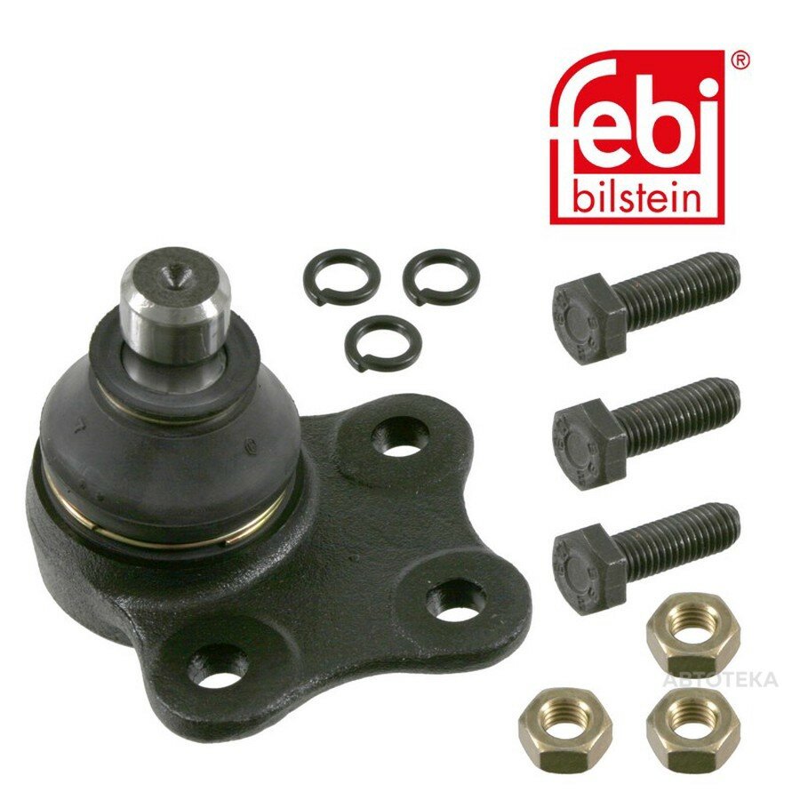 Опора шаровая FORD FIESTA 5/FUSION 01- FEBI 21781