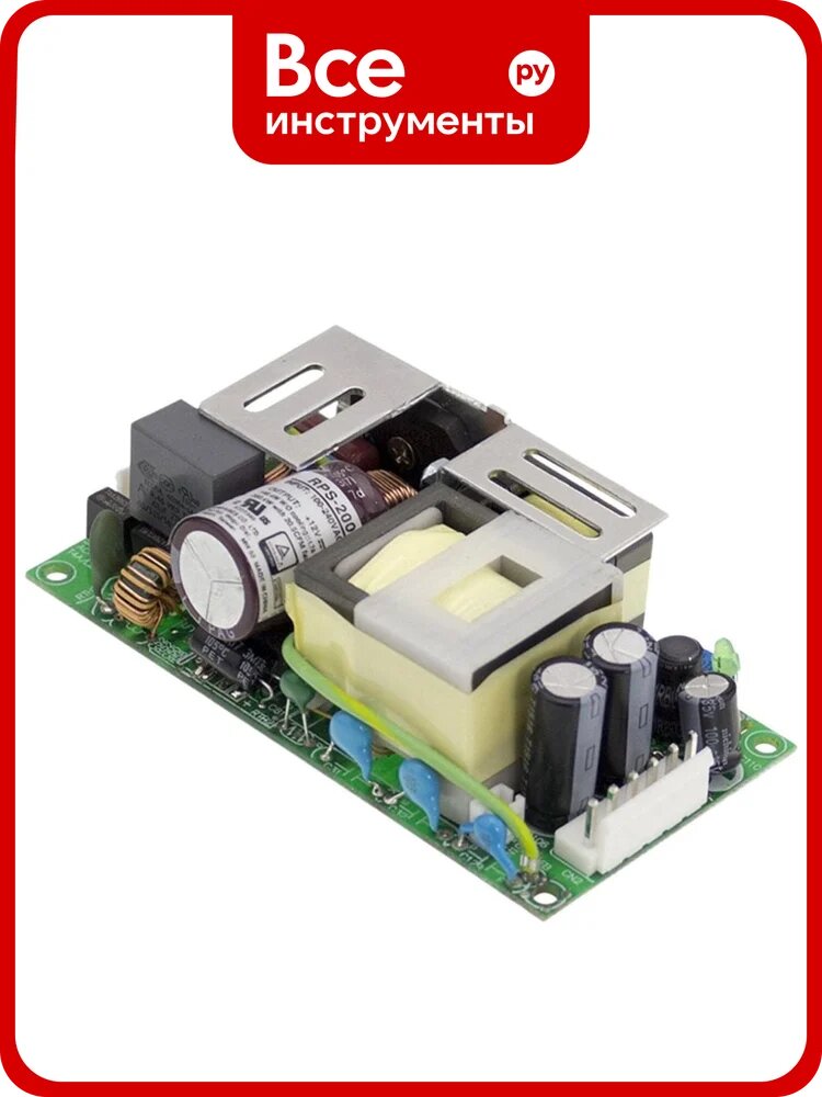 Открытый блок питания для медицинского назначения MEAN WELL RPS-200-24 AC/DC 200 Вт 24 В 2609097