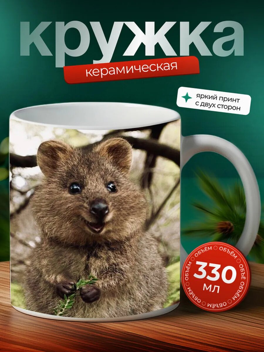 Кружка Квокка животное 12,