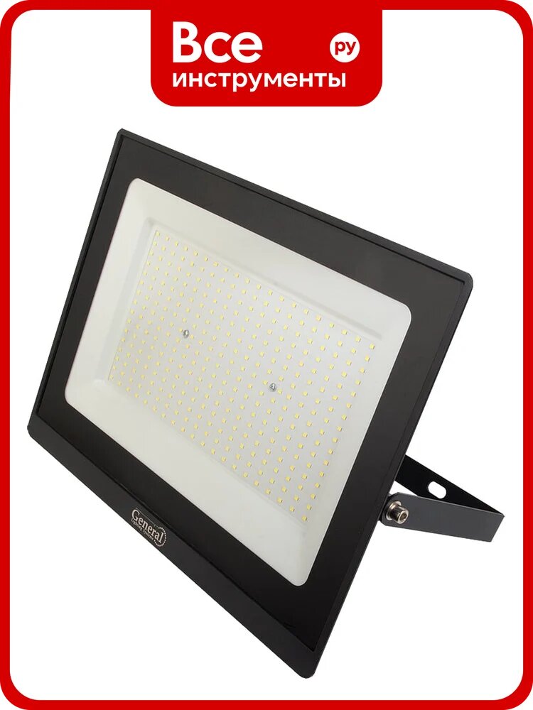 Светодиодный уличный прожектор General Lighting Systems 385*285*40мм, General GTAB-300BT-IP65-6500, 300Вт, 6500К, 26000Лм, металл 403384