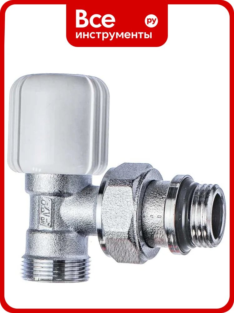 Регулирующий угловой вентиль FAR 1/2" М24х19, уплотнение EPDM FV 1055 C12