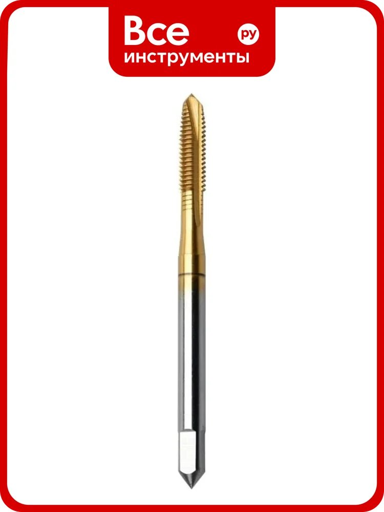 Метчик DAKSTOOLS м6x1 tin, прямая канавка 11-61