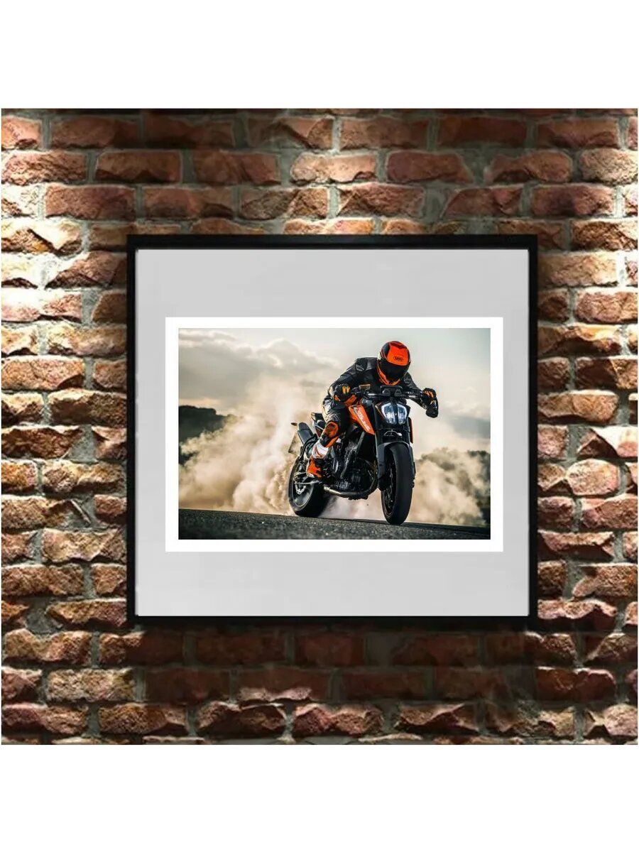 Плакат "байк ktm 790 duke" от А4
