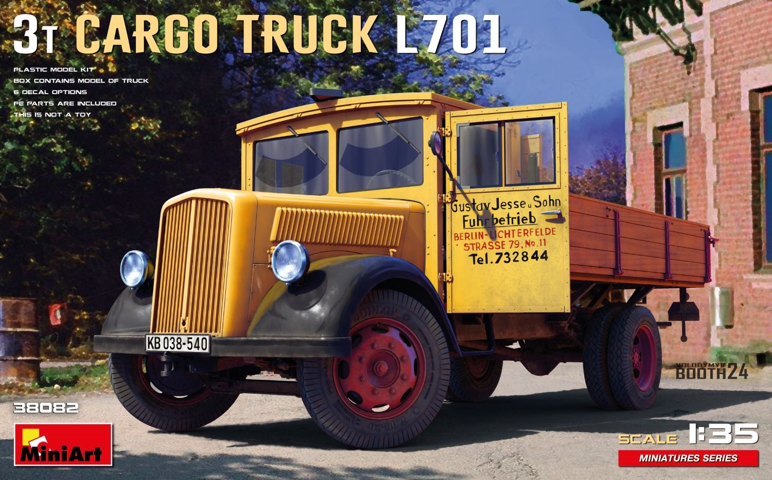 Сборная модель 1/35 3t Cargo Truck L701 (MiniArt)