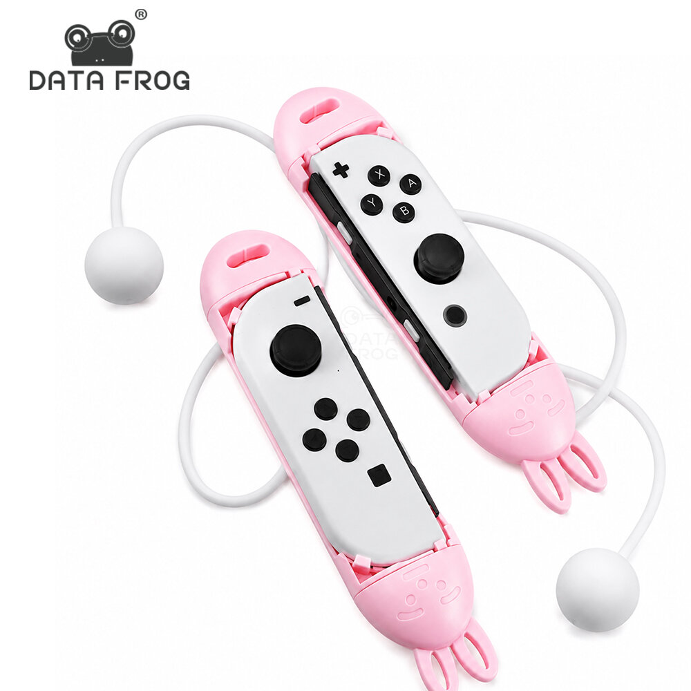 Беспроводная скакалка DATA FROG для Switch Joy-Con, фитнес-скакалка с утяжеленным мячом, игровой аксессуар для тренировок