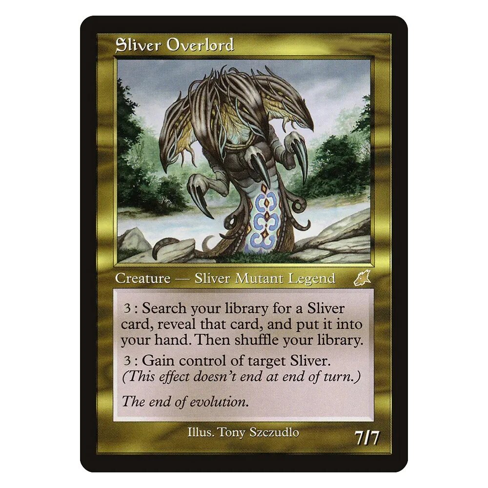 Коллекционные карты TCG Magical Game: Слайвер Оверлорд / Форт Вольрата / Реанимация Sliver Overlord