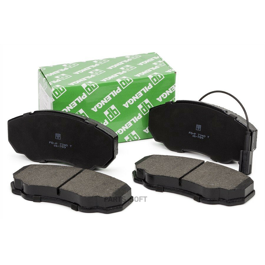 PILENGA FDP7340T PILENGA Колодки тормозные дисковые передние усиленные с датчиком CITROEN/PEUGEOT/FIAT