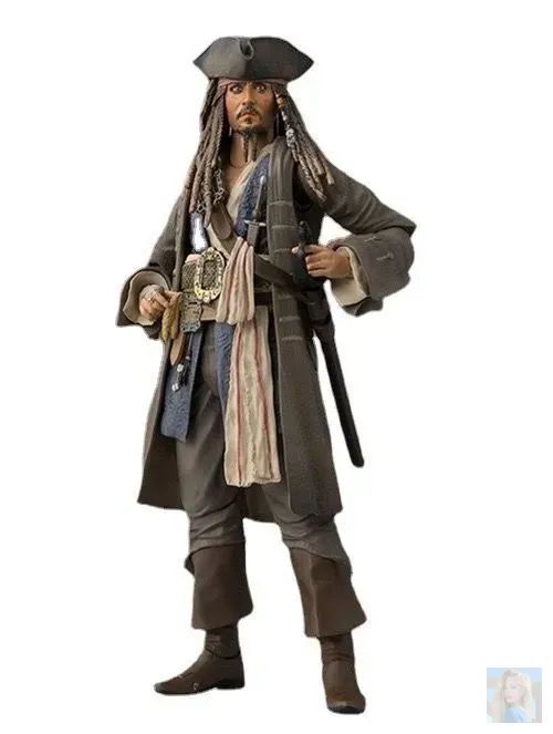Премиум-версия/Фигурка Пираты Карибского Моря Джек Воробей / Pirates of the Caribbean Jack Sparrow action figures 15см/ Частичные подвижные соединения