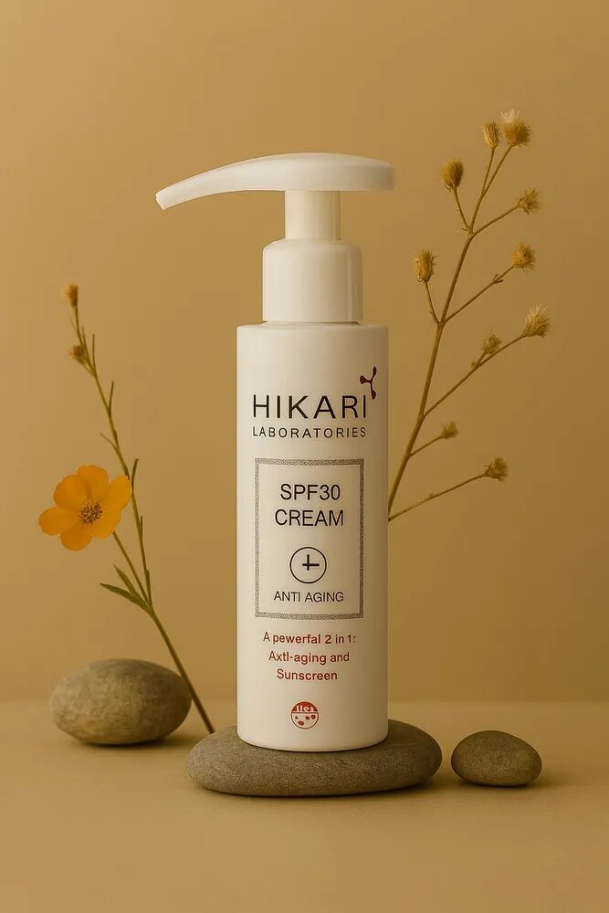HIKARI Солнцезащитный крем нового поколения с фактором защиты SPF30 SUNBLOCK, 100мл