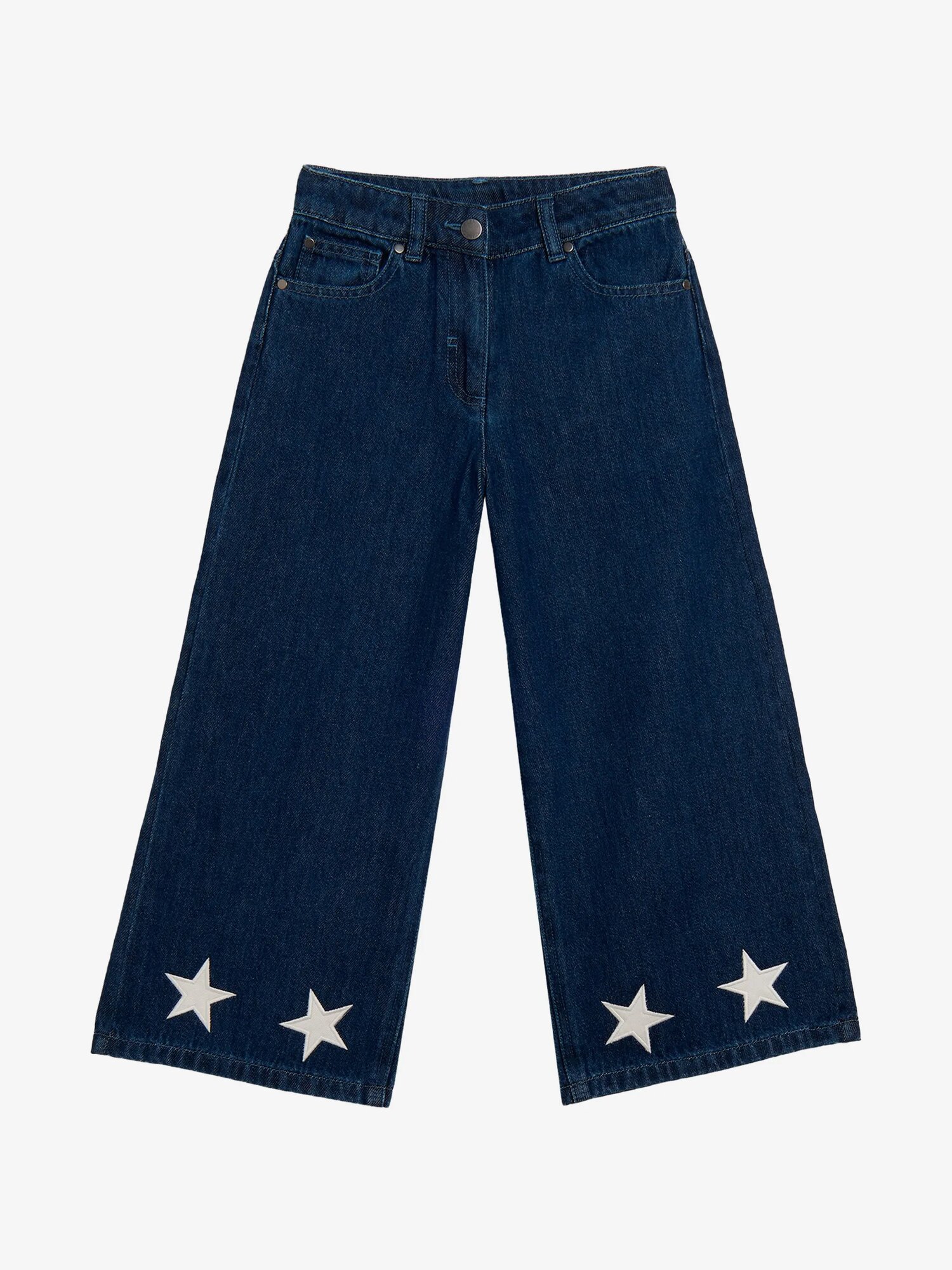 Джинсы Star-patch wide-leg jeans