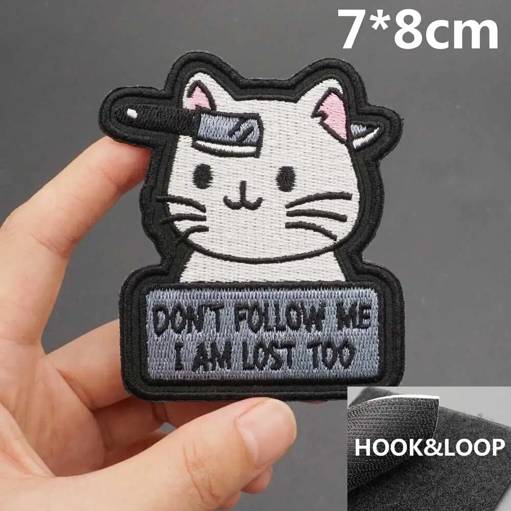 Нашивка «Never Trust A Duck» AS143 velcro