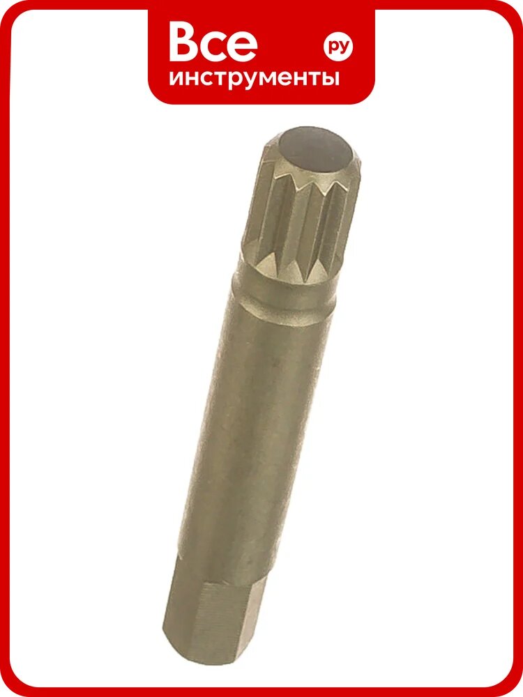 Вставка-бита 10 мм DR SPLINE, M12, 75 мм Ombra 571712