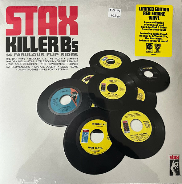 Пластинка Various "Stax Killer B's" LP (LTD/RSD 2026/Coloured)