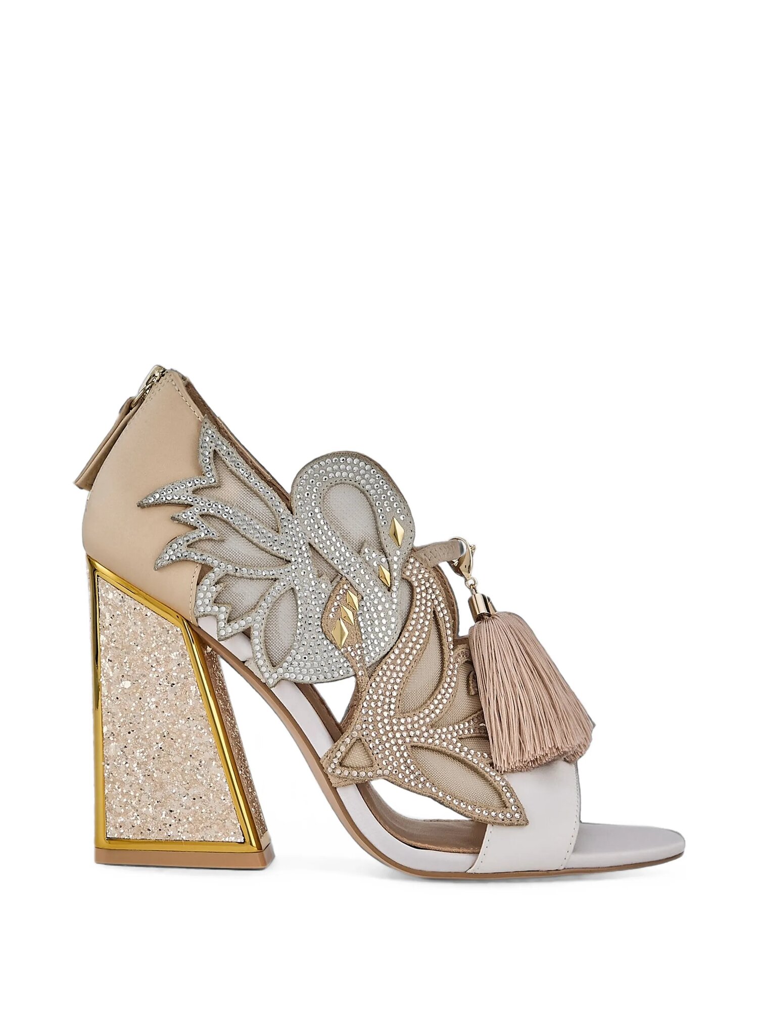 Босоножки Aya Anch crystal-embellished sandals